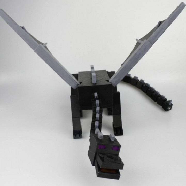 Ender Dragon Model 3D Printable Minecraft Ender Dragon By Mark Ledwold