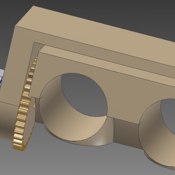 3D Printable Variable Length Intake Manifold by David Worthington