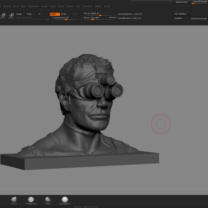 3D Printable Sam Fisher Splinter Cell by Stefanos Anagnostopoulos