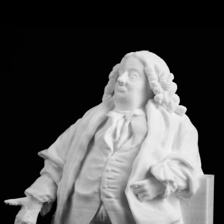 3D Printable Portrait of Joshua Ward by Victoria and Albert Museum, London