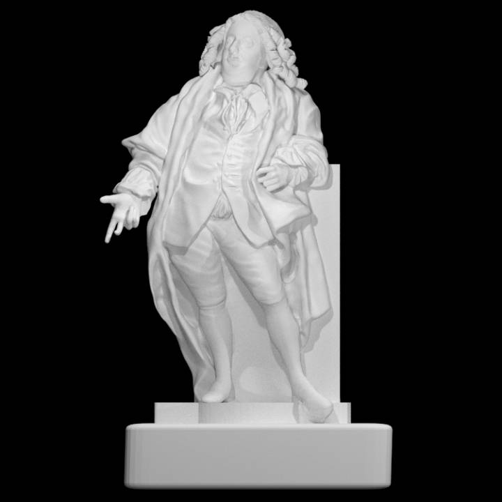 3D Printable Portrait of Joshua Ward by Victoria and Albert Museum, London