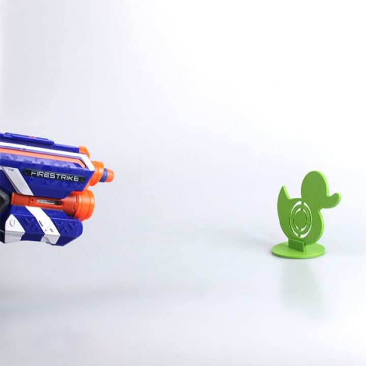 3D Printable Duck target and base by Chefmaki