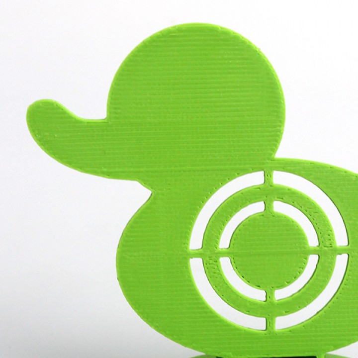 3D Printable Duck target and base by Chefmaki