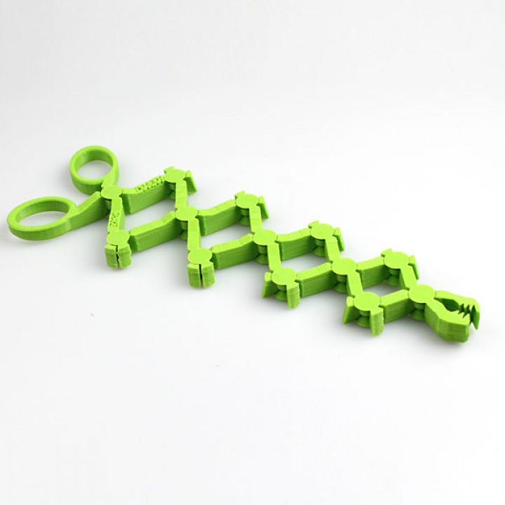 3D Printable The Scissor Snake by Richard Swika