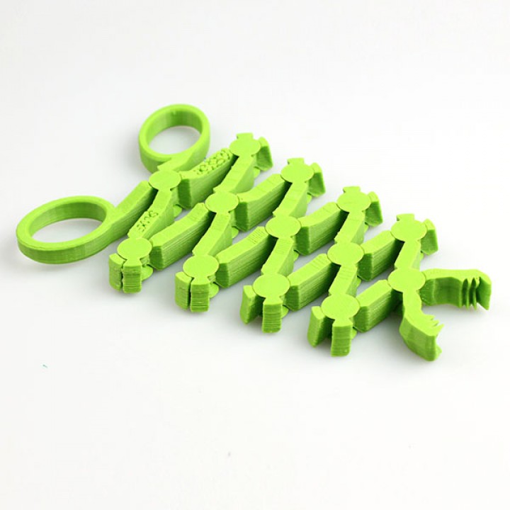 3D Printable The Scissor Snake by Richard Swika