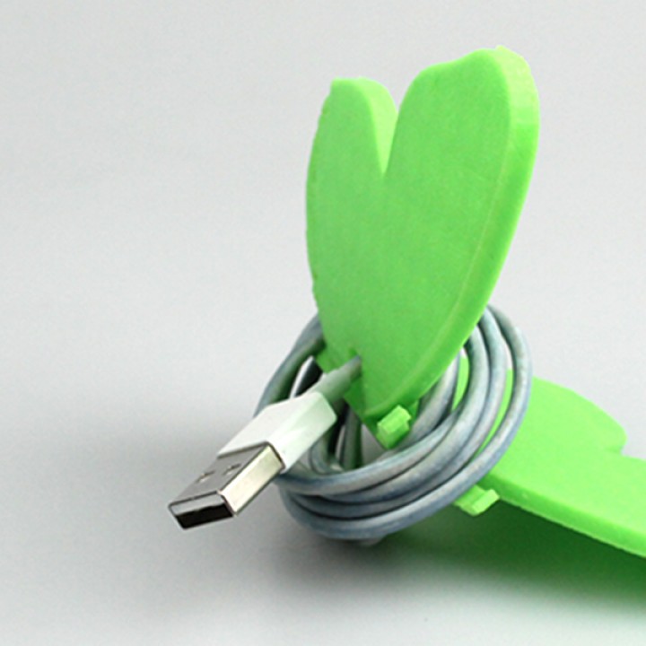 3D Printable Butterfly USB Cable Holder by 3DCLOUD