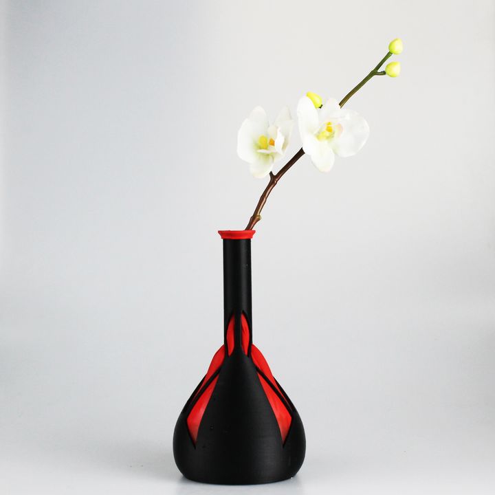 3D Printable Round-bottom Flask Vase by M Badia