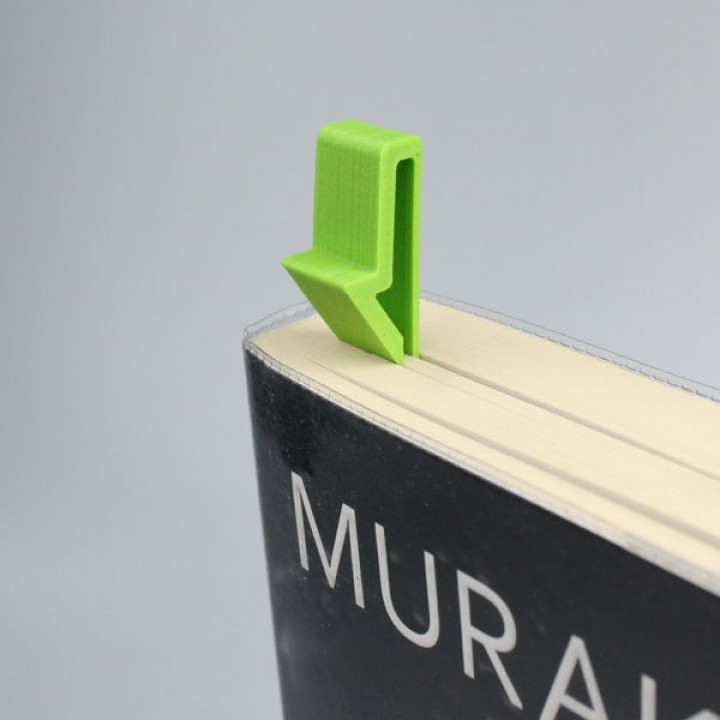 3D Printable arrow bookmark by Tosh Sayama