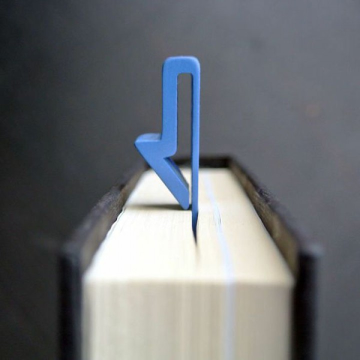 3D Printable arrow bookmark by Tosh Sayama
