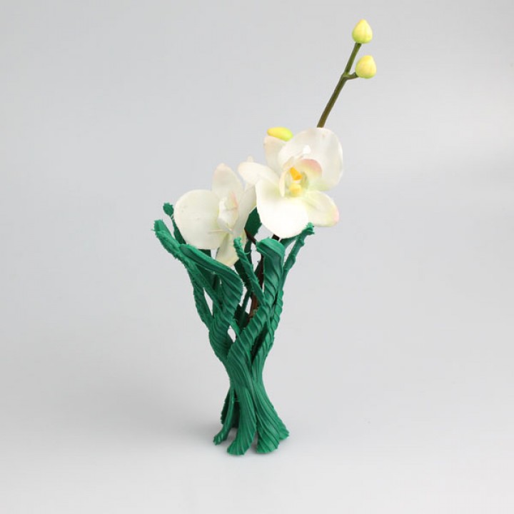 3D Printable Wild Textured Vase by James Alday