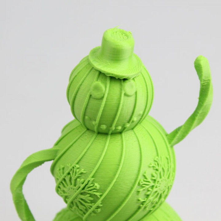 3D Printable Decorative Snowman by James Alday