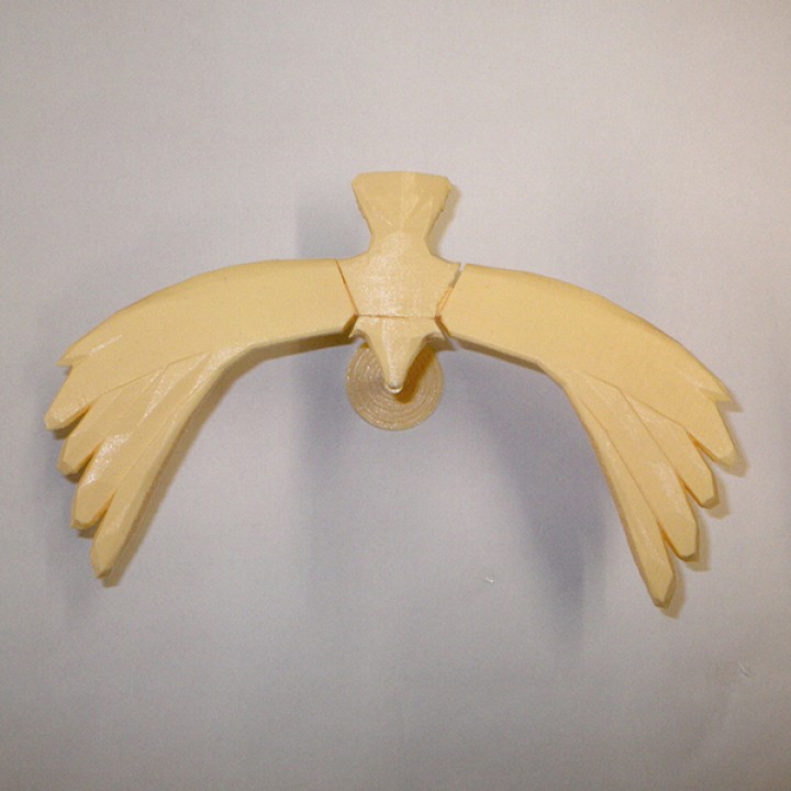 3D Printable Crystal Balancing Bird by Andrew Forster