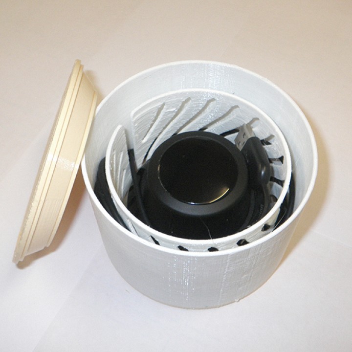 3D Printable SpaceNavigator 3D Mouse Storage Box by Andrew Forster