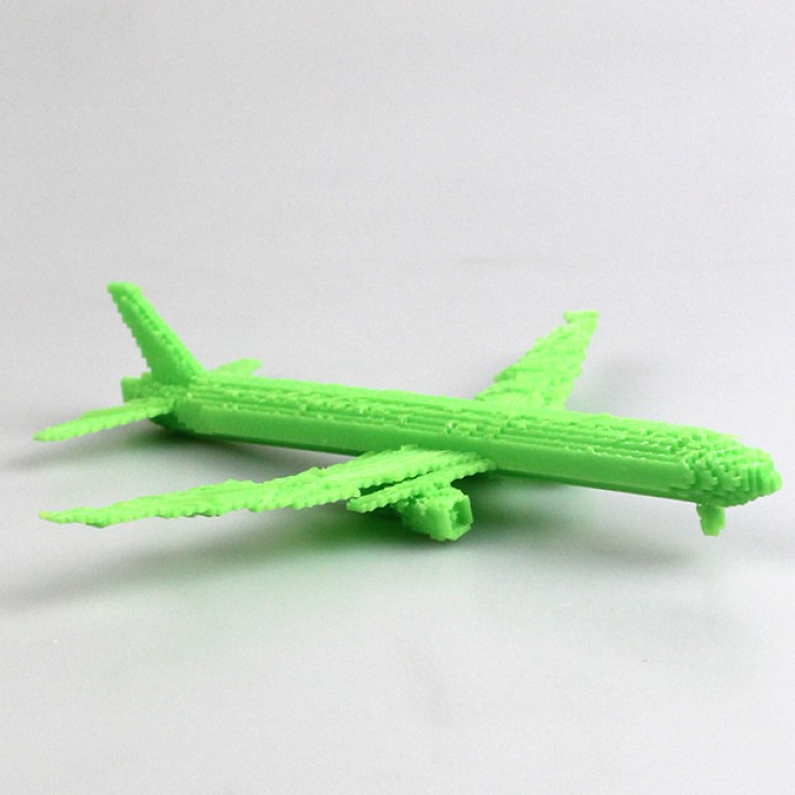 3D Printable Minecraft - Boeing 777-9x Plane by Huw Williams