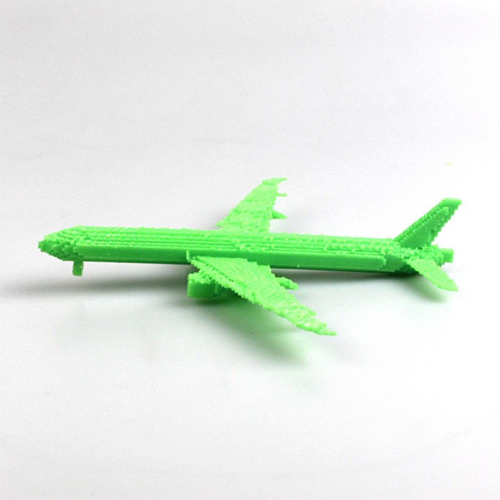 3D Printable Minecraft - Boeing 777-9x Plane by Huw Williams
