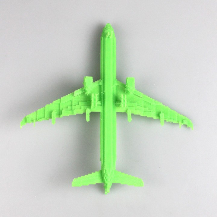 3D Printable Minecraft - Boeing 777-9x Plane by Huw Williams