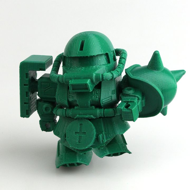 3D Printable Char's Zaku II SD by Osin