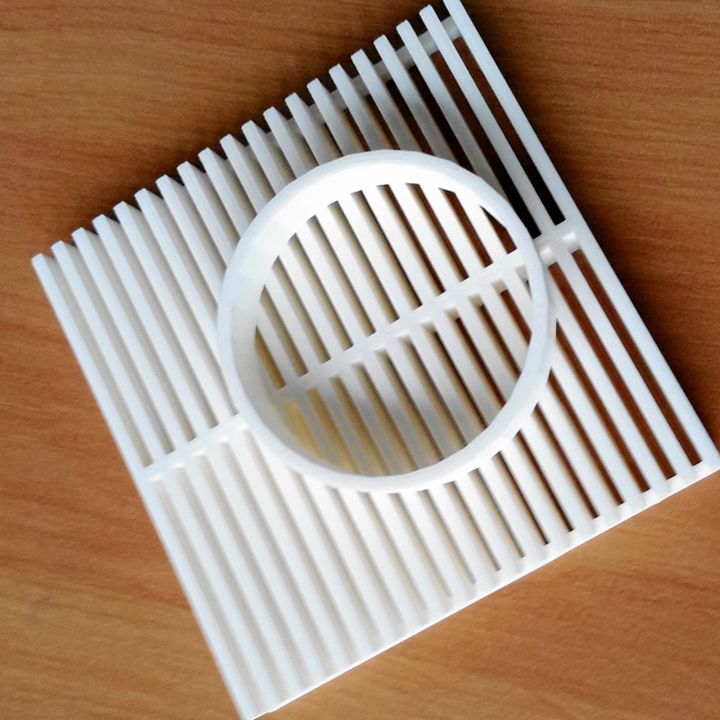 3D Printable Plug Hole Hair Trap by H. Fiedler