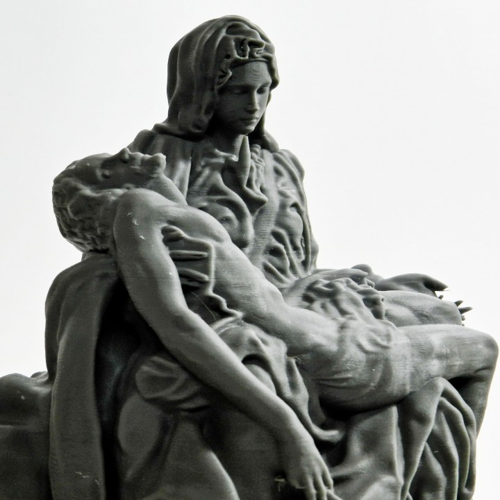 3D Print of Pieta in St. Peter's Basilica, Vatican by martinpmp