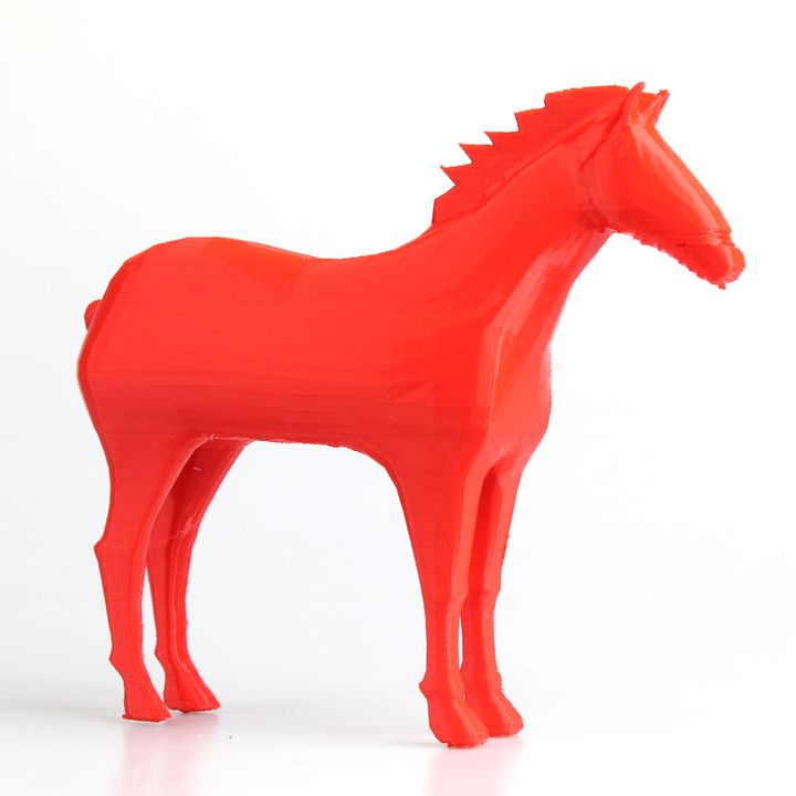 3D Printable Simple horse by bapt man