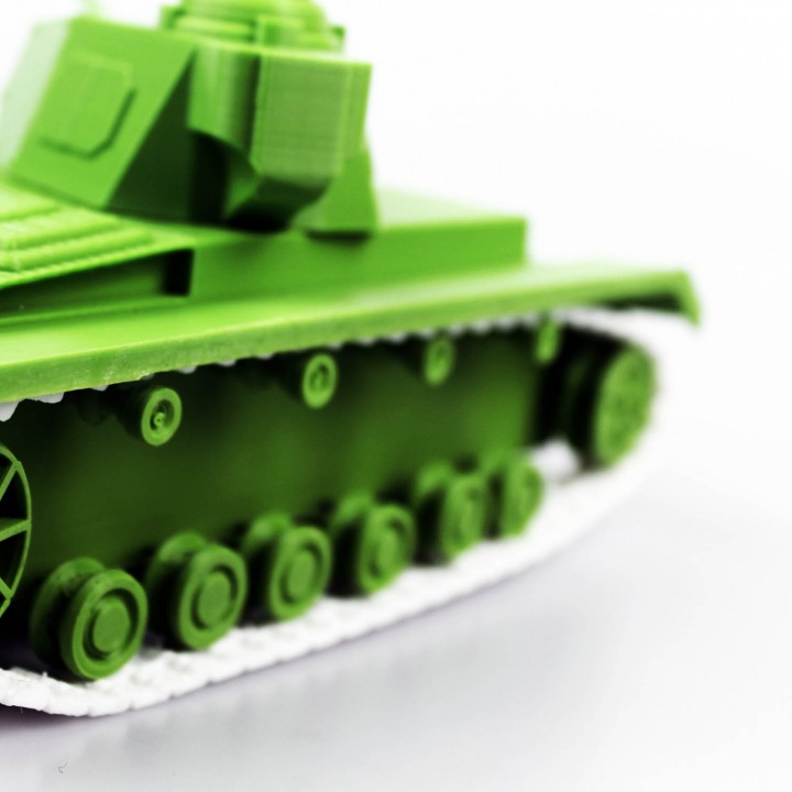 3D Printable German Panzer IV Model kit by EDV
