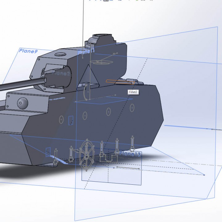3D Printable German Panzer IV Model kit by EDV