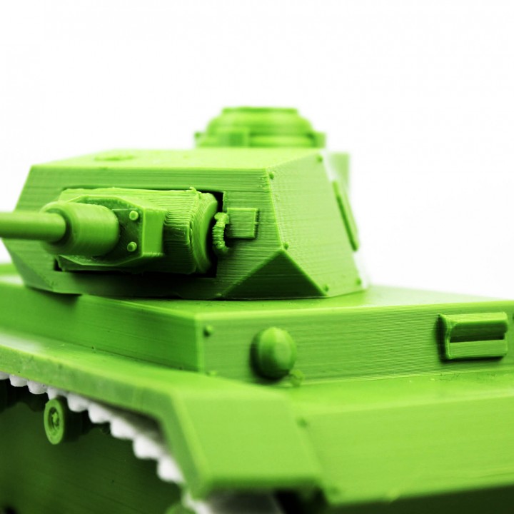 3D Printable German Panzer IV Model kit by EDV