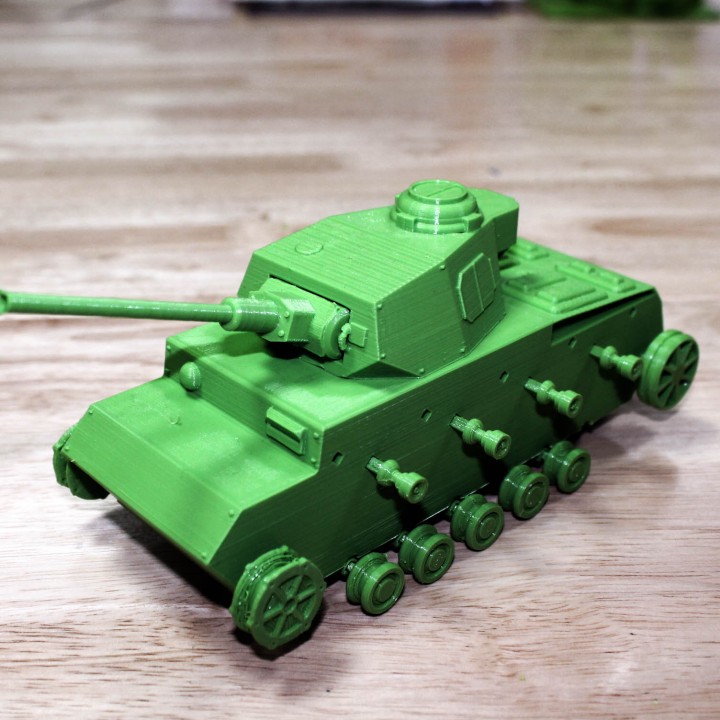 3D Printable German Panzer IV Model kit by EDV