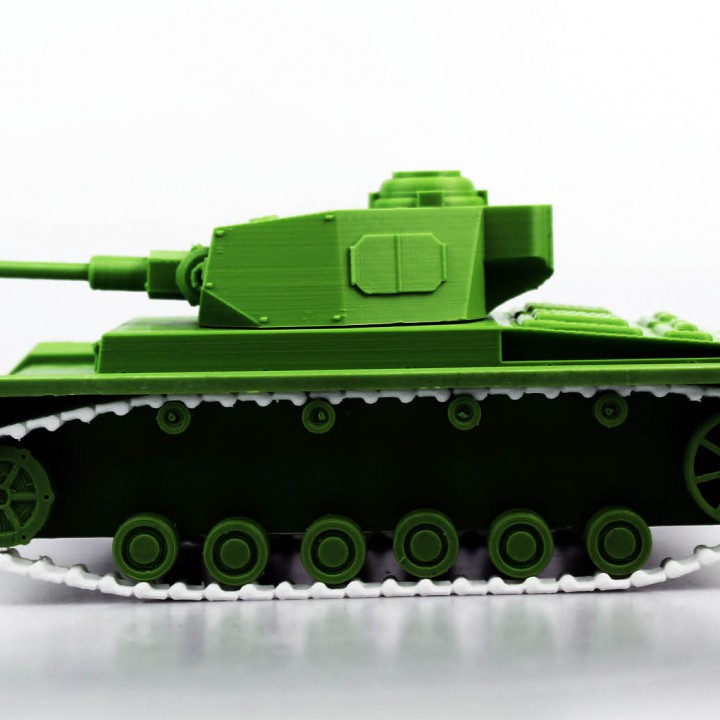 3D Printable German Panzer IV Model kit by EDV