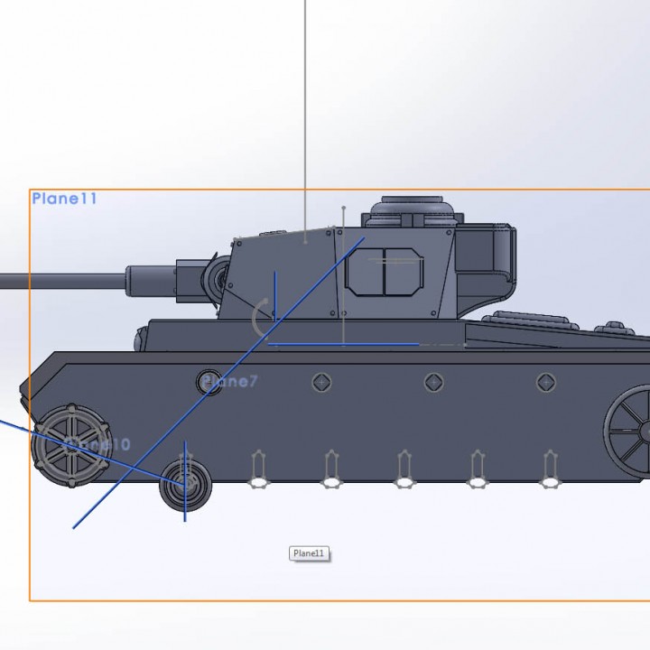 3D Printable German Panzer IV Model kit by EDV