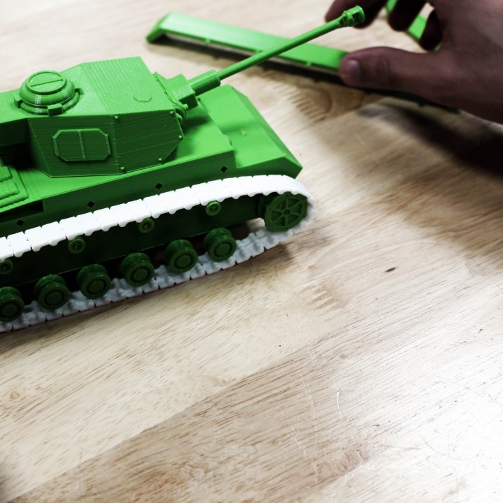 3D Printable German Panzer IV Model kit by EDV