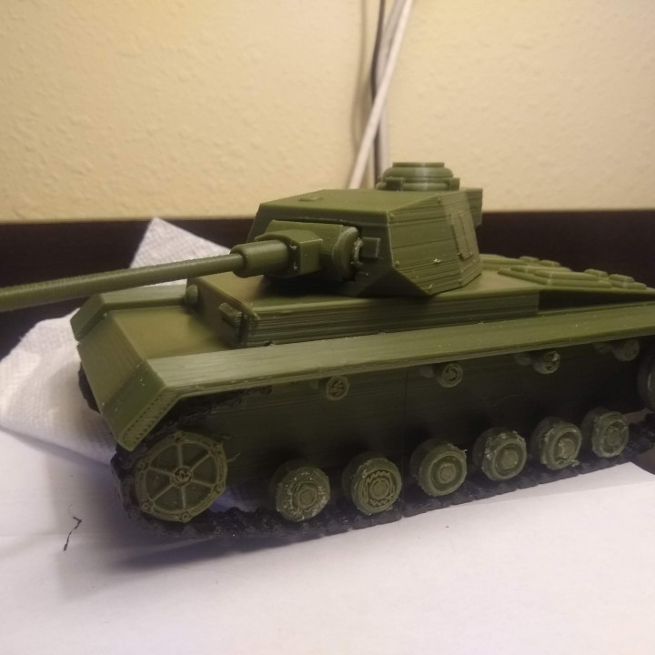 3D Print of German Panzer IV Model kit by cah027