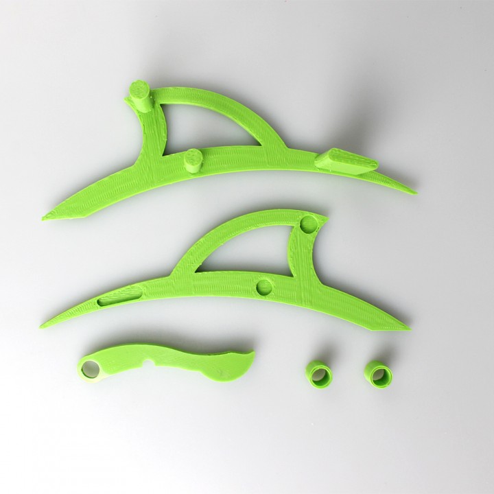 3D Printable Micro Catapult V2 Desktop Siege Wapon by Eric Uzarski