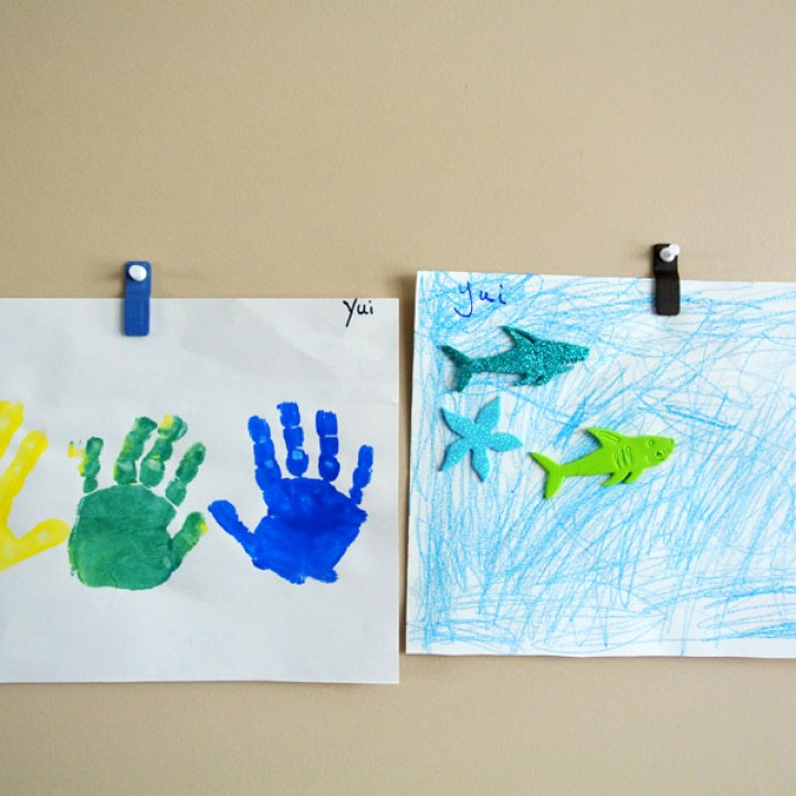 3D Printable Wall mount paper clip by Tosh Sayama