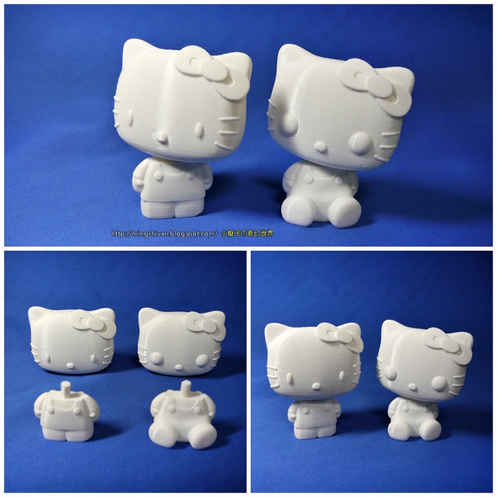 3D Print of Hello Kitty by mingshiuan99