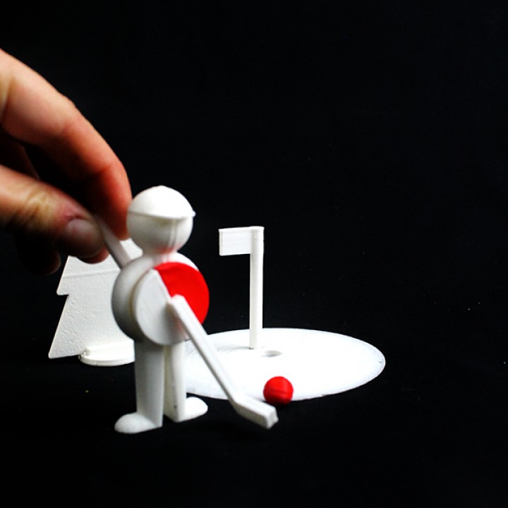3D Printable Desktop Golf by christian.c