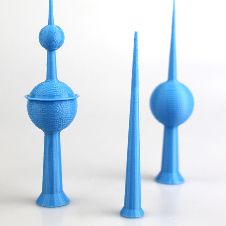 3D Printable Mini Kuwait Towers by Kayle-Ann Lee Chee