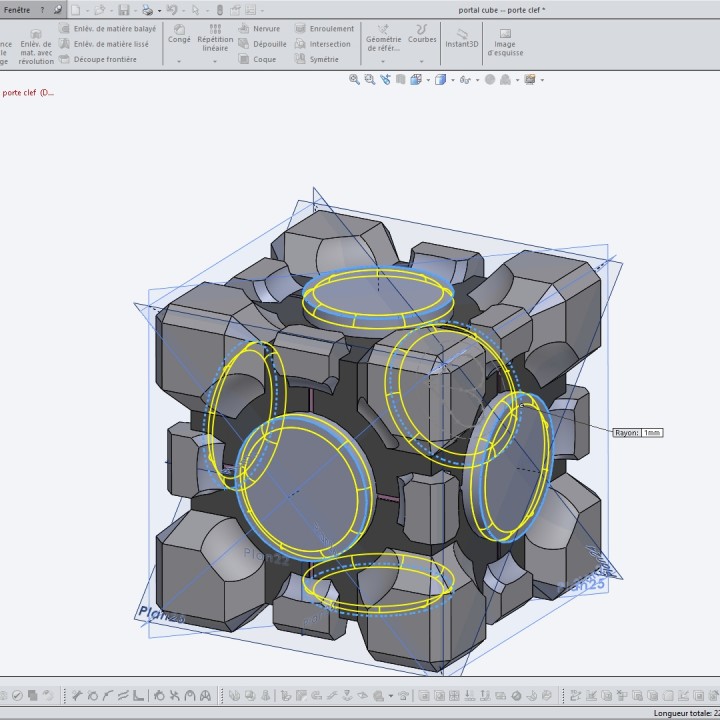 Download Portal Cube Key Ring Da Darras Bertrand