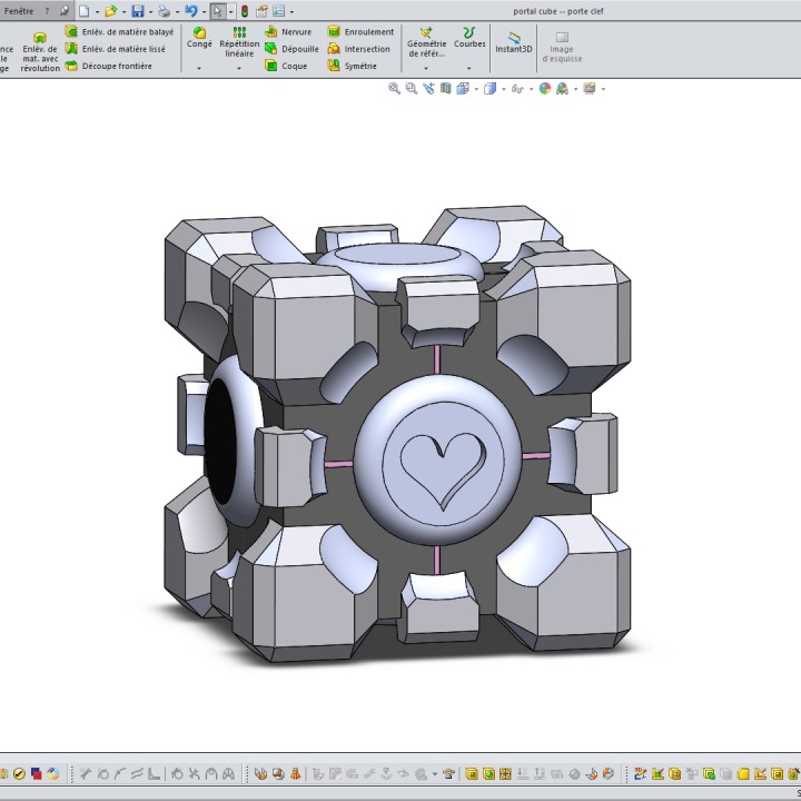 Download Portal Cube Key Ring Da Darras Bertrand