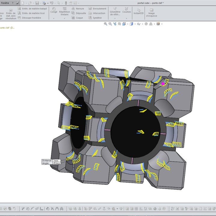 Download Portal Cube Key Ring Da Darras Bertrand