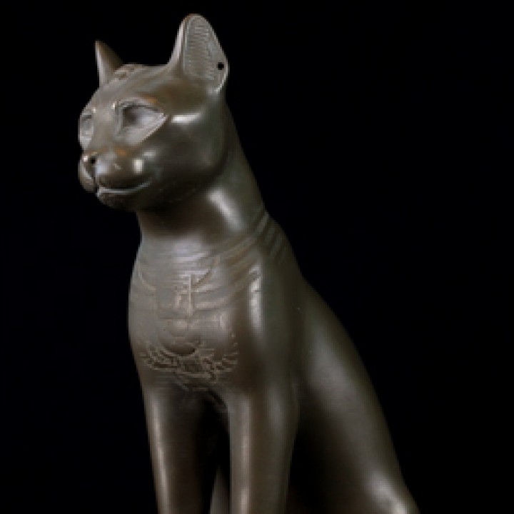 3D Print of Gayer-Anderson Cat at The British Museum, London by Scan ...