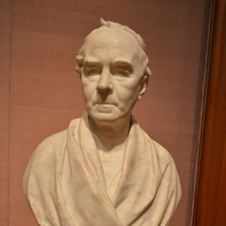 3D Printable Bryan Waller Procter bust at The National Portrait Gallery ...