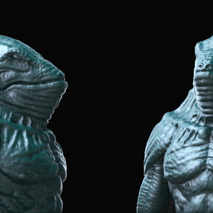 3D Printable Fishman by Francesco Orrù