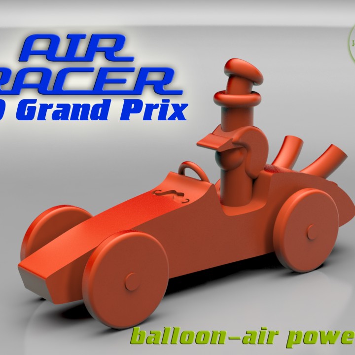 3D Printable AIR RACER -3D Grand Prix- Version One by Bon Garçon