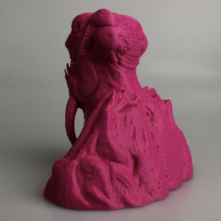 3D Printable Baneling Head by Francesco Orrù