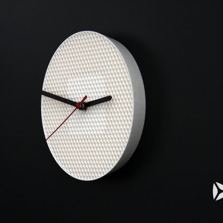 3D Printable Structure Clock by Be3D printers