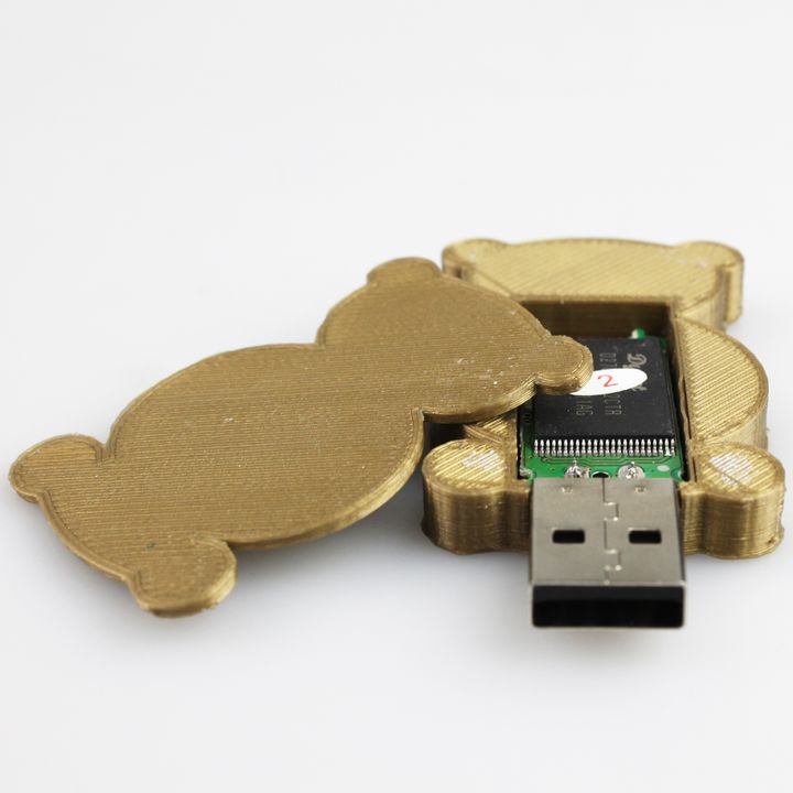 3D Printable box for your USB-stick by FELTRIN