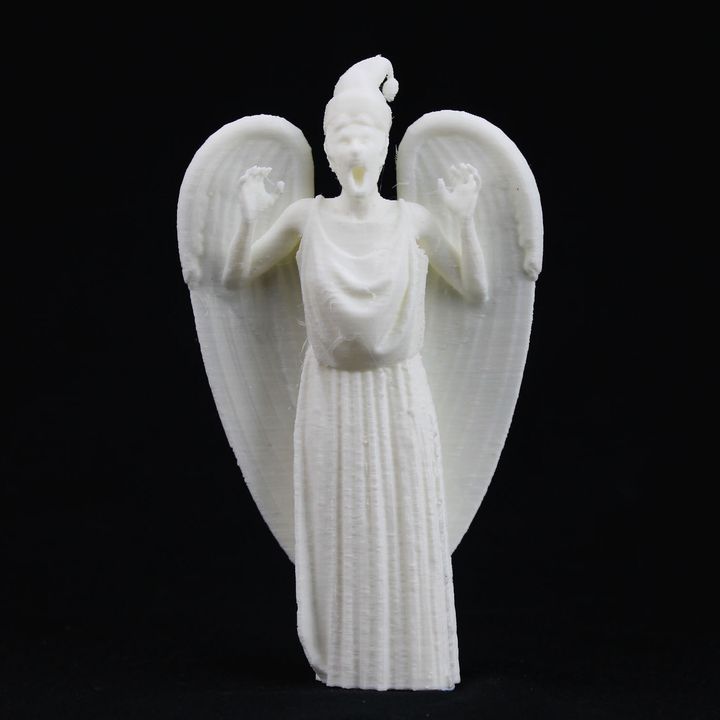 3D Printable Christmas Weeping Angel by Cris Thompson