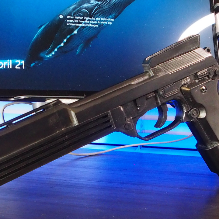 3D Print of Auto9 Pistol from Robocop by G Ready Prints
