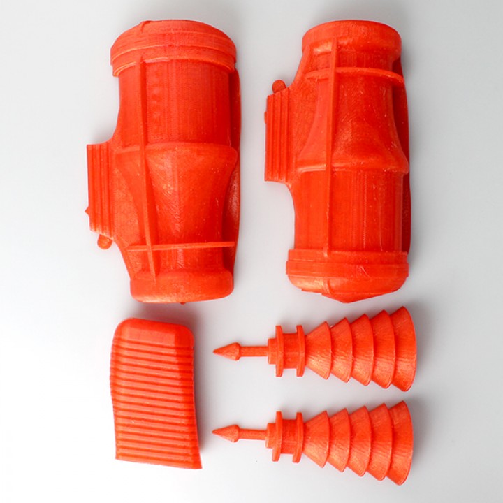 3D Printable Ray Gun from Forbidden Planet by Marco Morata